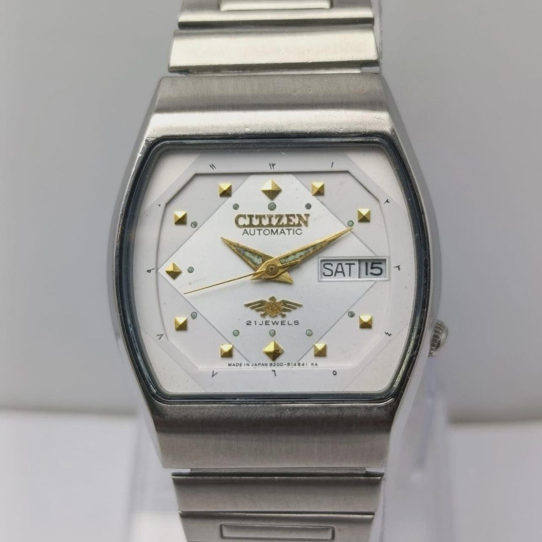Citizen Eagle 7 Automatic Cal.8200a Day/date Vintage Men’s Watch - Etsy