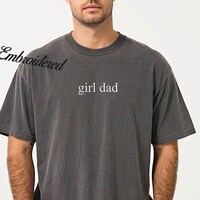 Dad Embroidered Shirt, Father's Day Gift, Dad Est. Shirt, Custom Dad ...