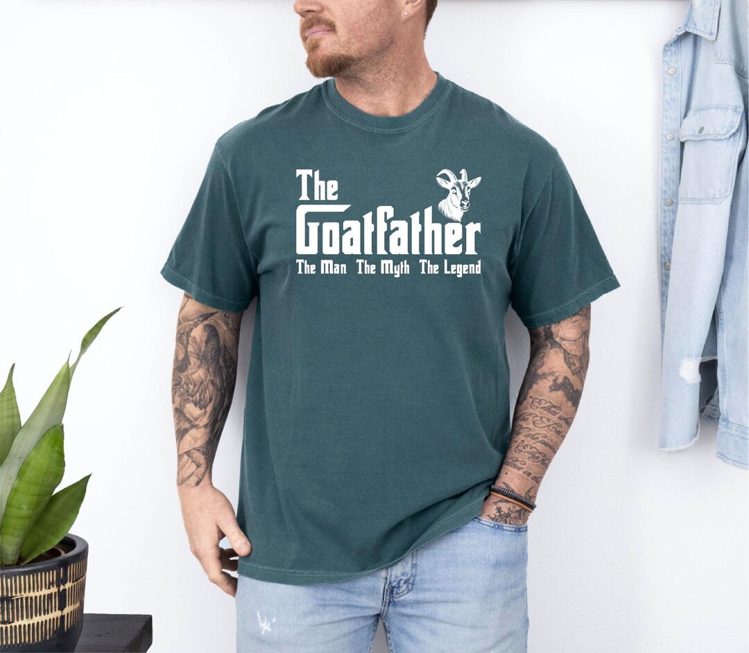 The Goatfather Shirt, Goat Shirt, Funny Gift for Dad, Funny Father ...
