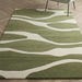Hand-tufted Wool Rug, Sage Green Wavy Abstract Design - Etsy