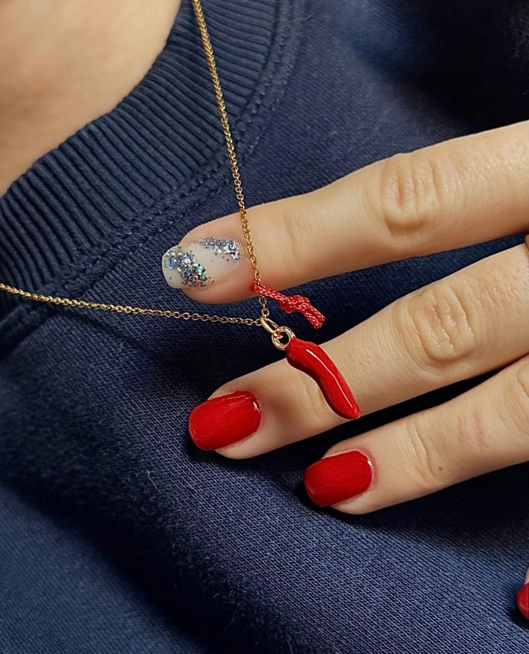Italian Corno Chili Pepper Necklace | Lucky Charm Jewelry | Protection ...