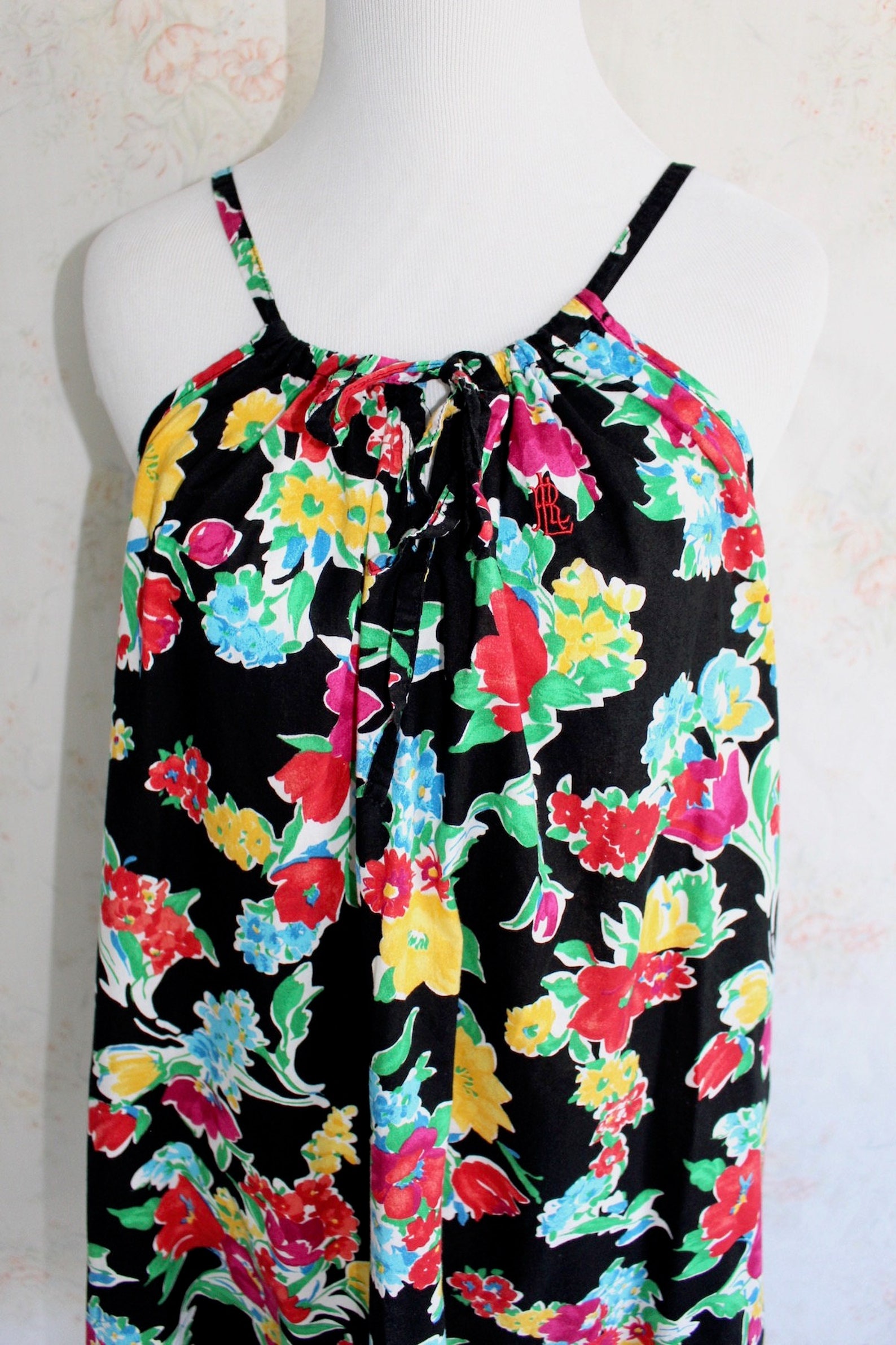 Vintage 90s Sundress 1990s Floral Mini Dress Flower Print - Etsy