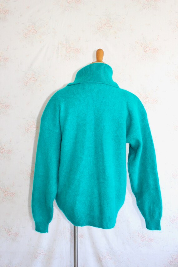 Vintage 80s Fuzzy Angora Sweater, 1980s Oversized Tur… - Gem