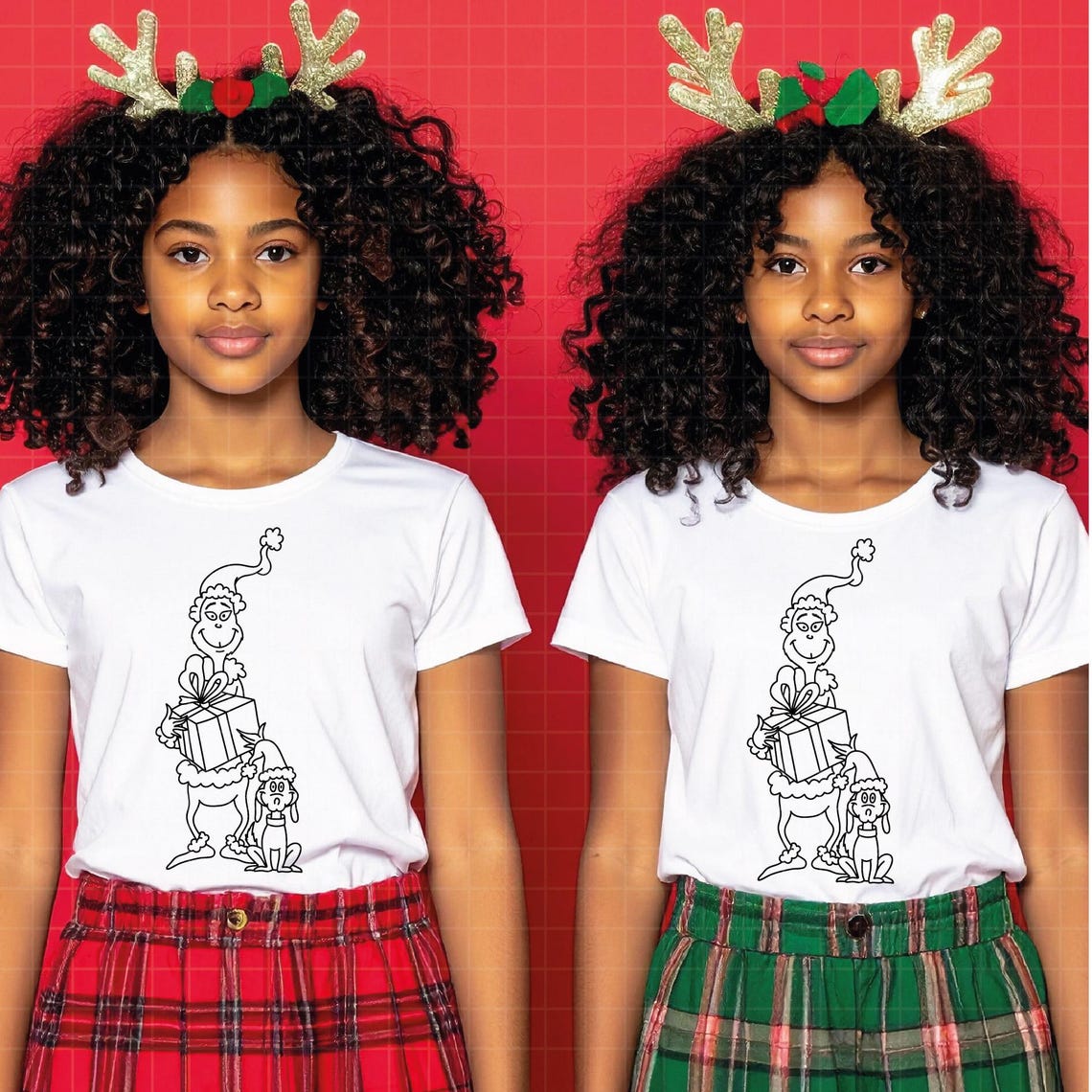 4211 - the Grinch Pack Bundle Line Art Svg, Eps, Png, Dxf, Jpeg (bow ...