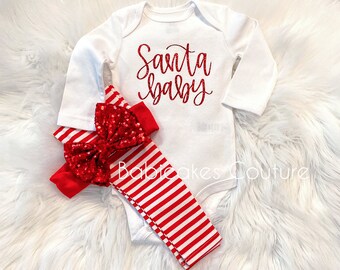 Baby Santa Outfit | Etsy
