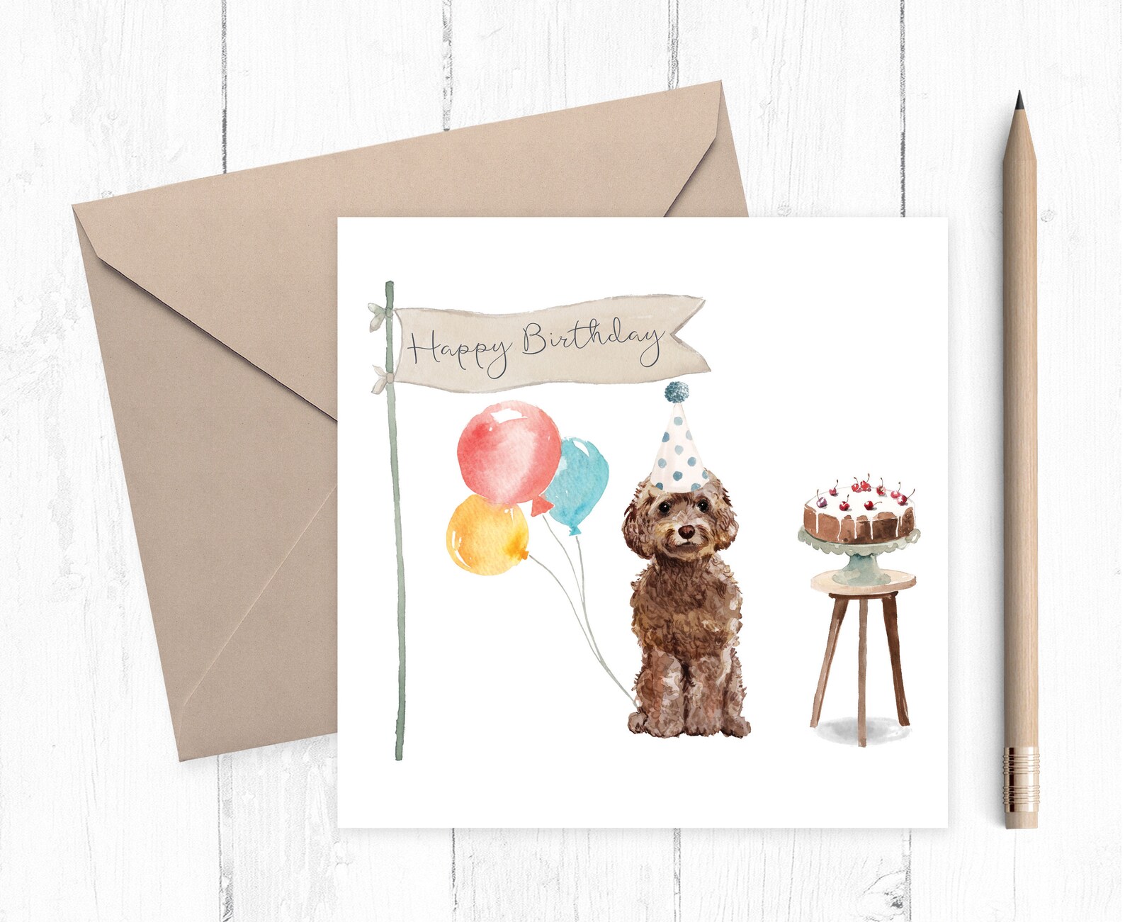 Cockapoo Birthday Card Cockapoo Gift for Dog Lovers | Etsy UK