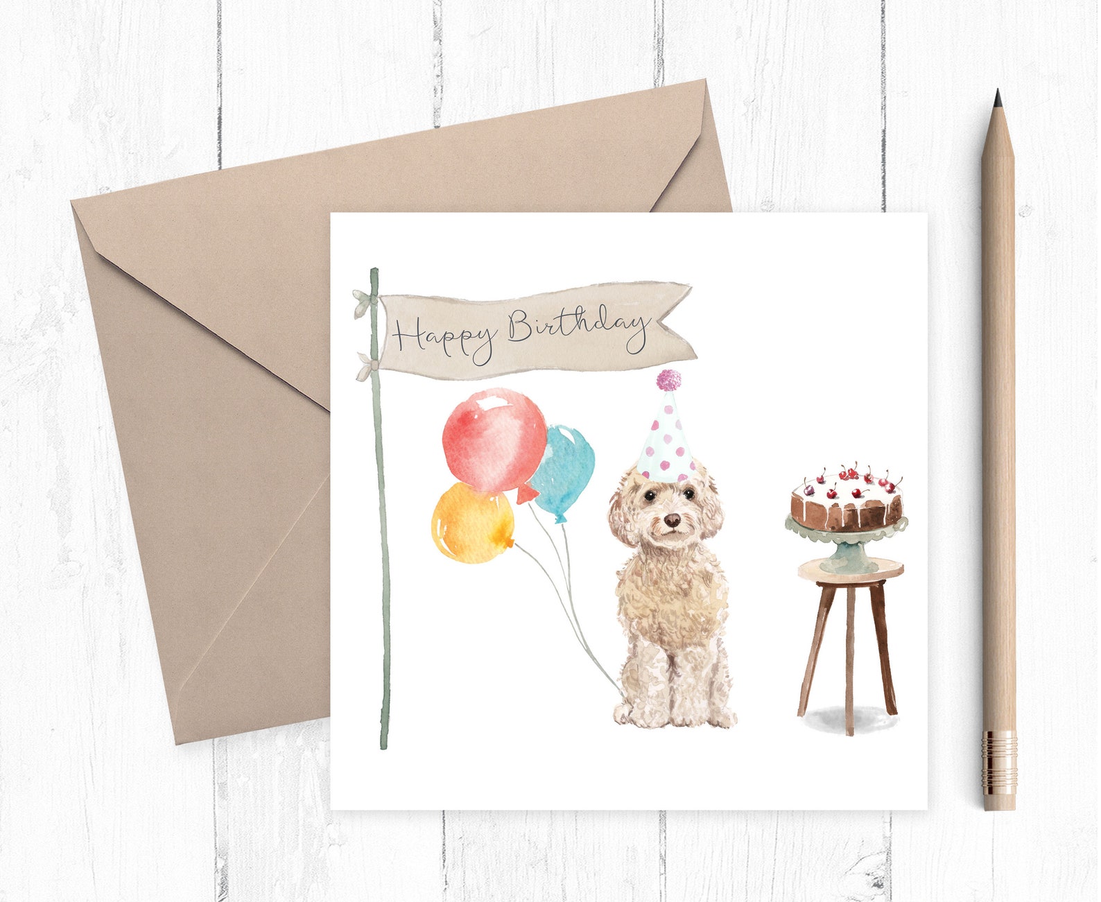 Cockapoo Birthday Card Cockapoo Gift for Dog Lovers - Etsy UK