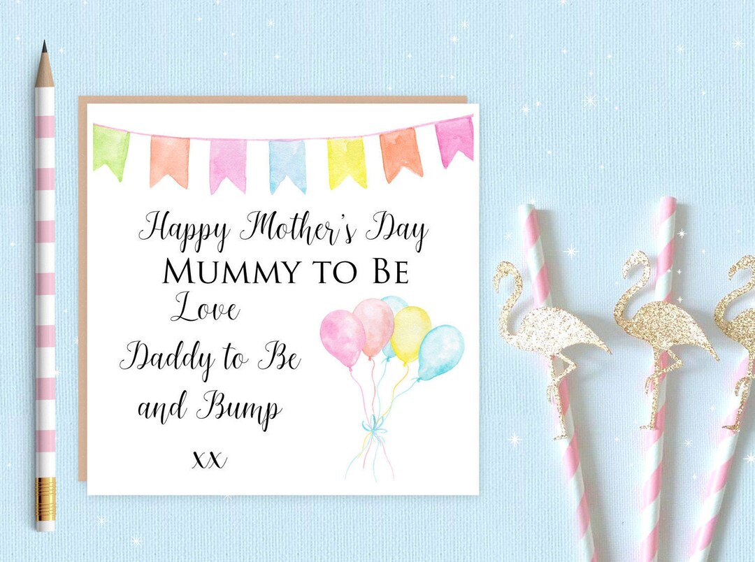 Mum to Be Mothers Day Card - Etsy
