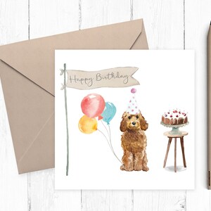 Cockapoo Birthday Card Cockapoo Gift for Dog Lovers - Etsy UK