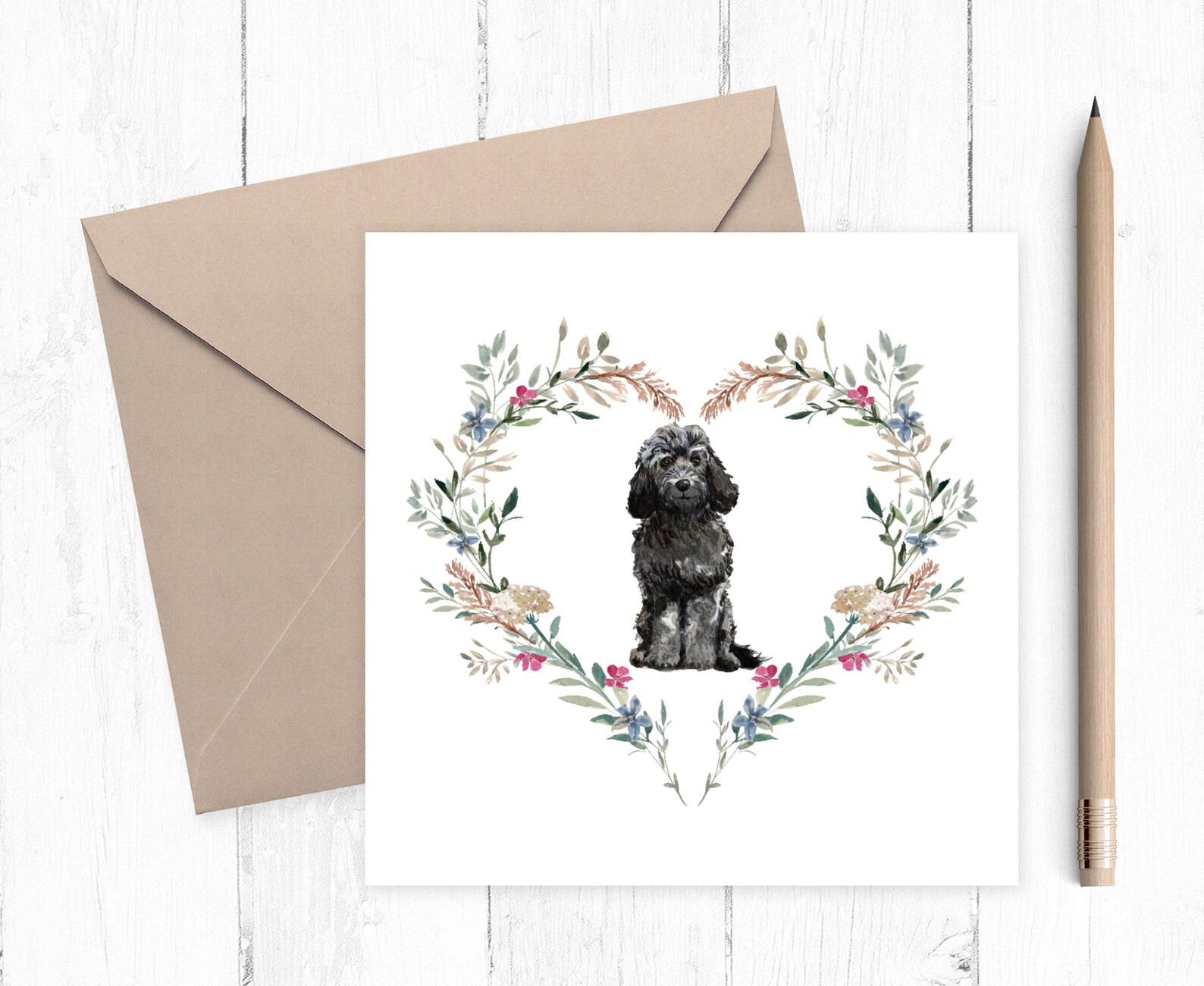 Cockapoo Card Cockapoo Gift for Dog Lovers - Etsy UK