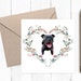 Staffordshire Bull Terrier Card - Etsy