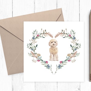 Cockapoo Card Cockapoo Gift for Dog Lovers - Etsy UK