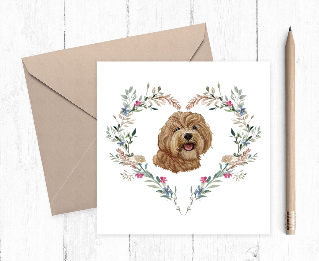 Cavapoo Card Cavapoo Dog - Etsy UK