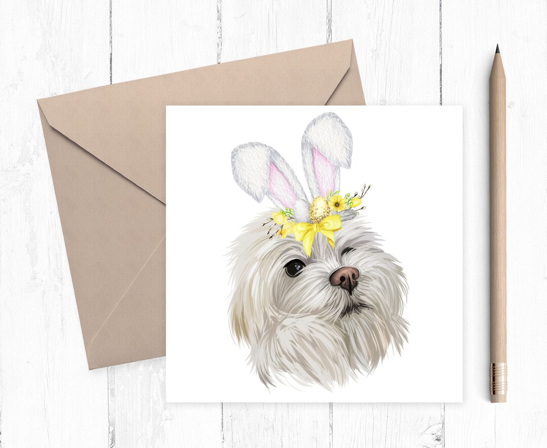 Maltese Easter Card Maltese Card Maltese Easter Gift Easter Card for ...