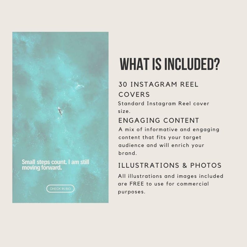 Mental Health Instagram Reel Covers | Canva Templates (30) - Etsy