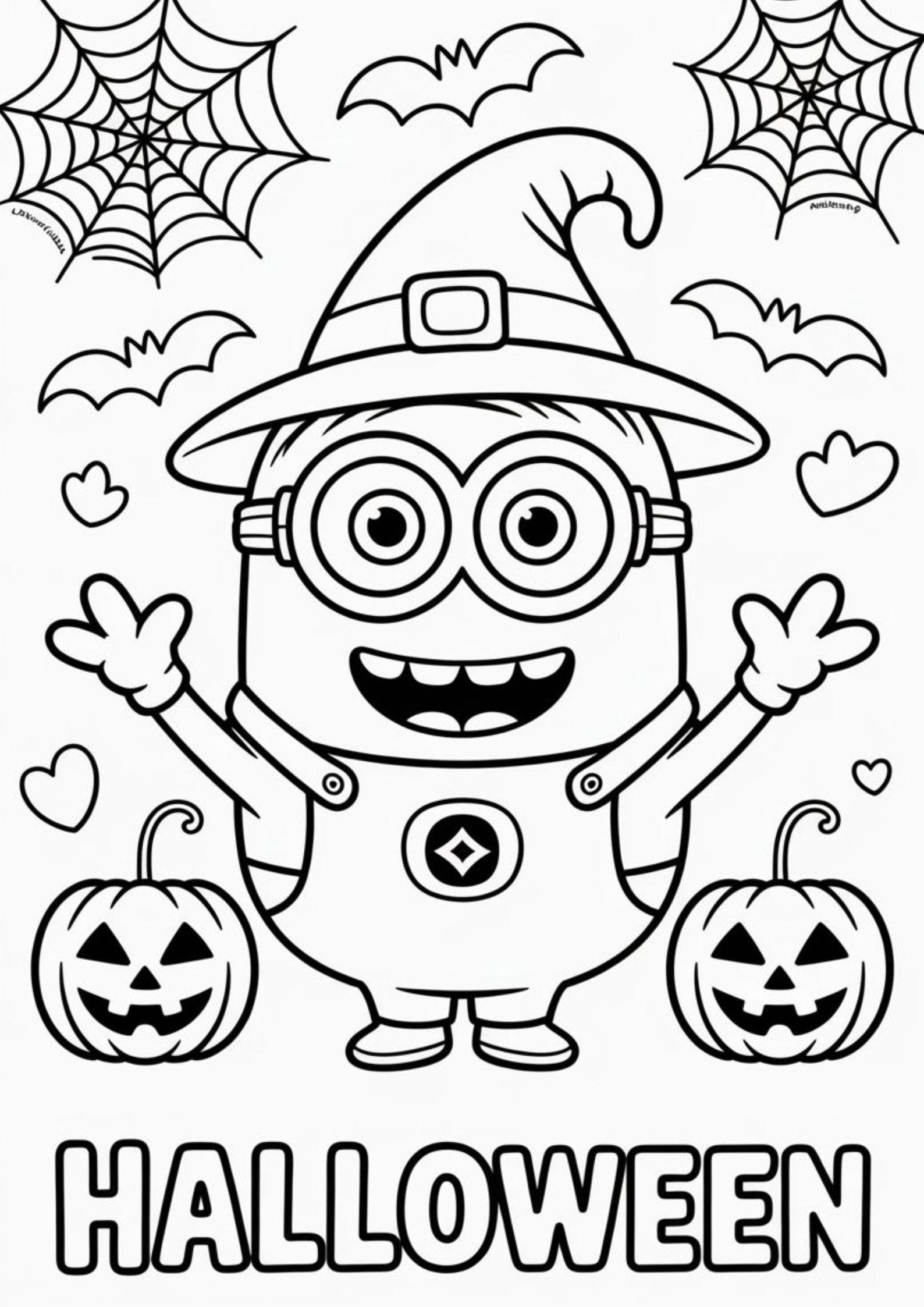Halloween Adventures – A Cute Coloring Book for Kids - Etsy