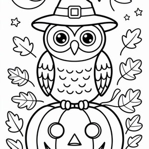 Halloween Adventures – A Cute Coloring Book for Kids - Etsy