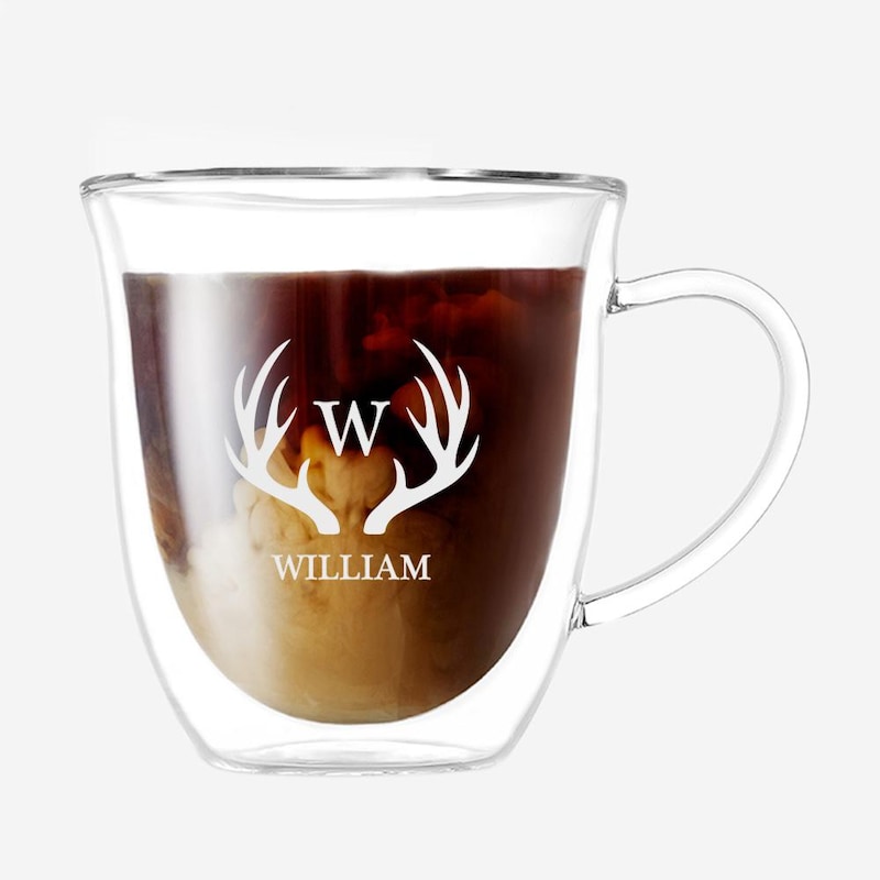 Antler Ceramic Mug - Etsy