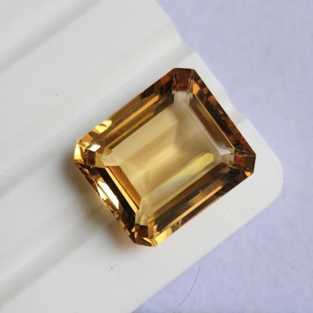 AAA Golden Beryl Gemstone, Octagon Cut, 8.80 Carats - Etsy
