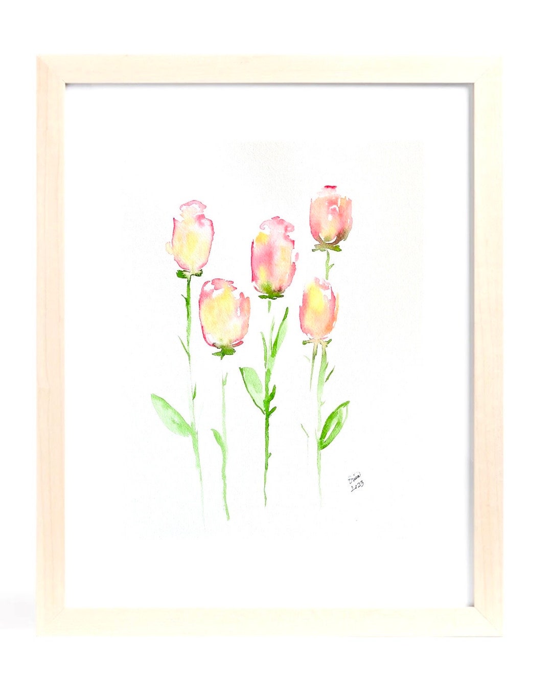Flowers Watercolor Flower Painting Florals Flower Art - Etsy
