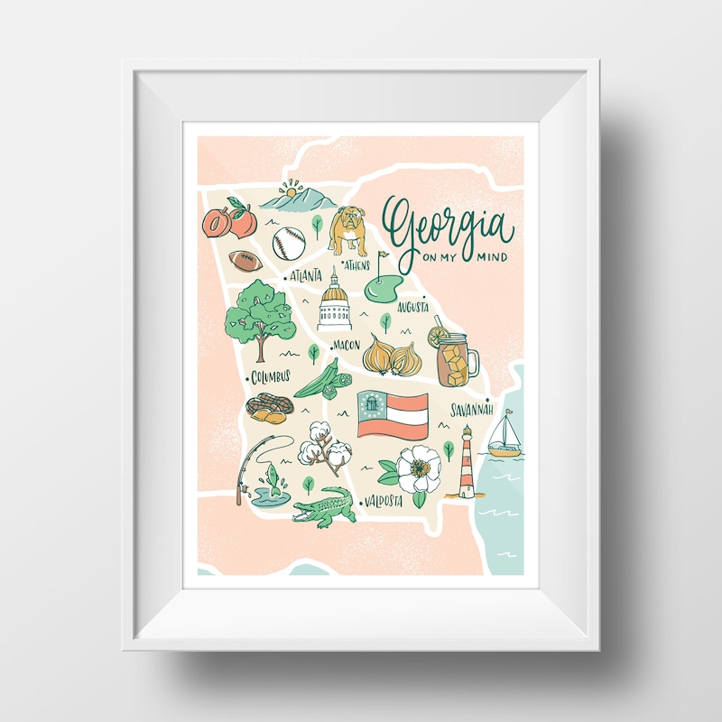 Georgia on My Mind - Etsy