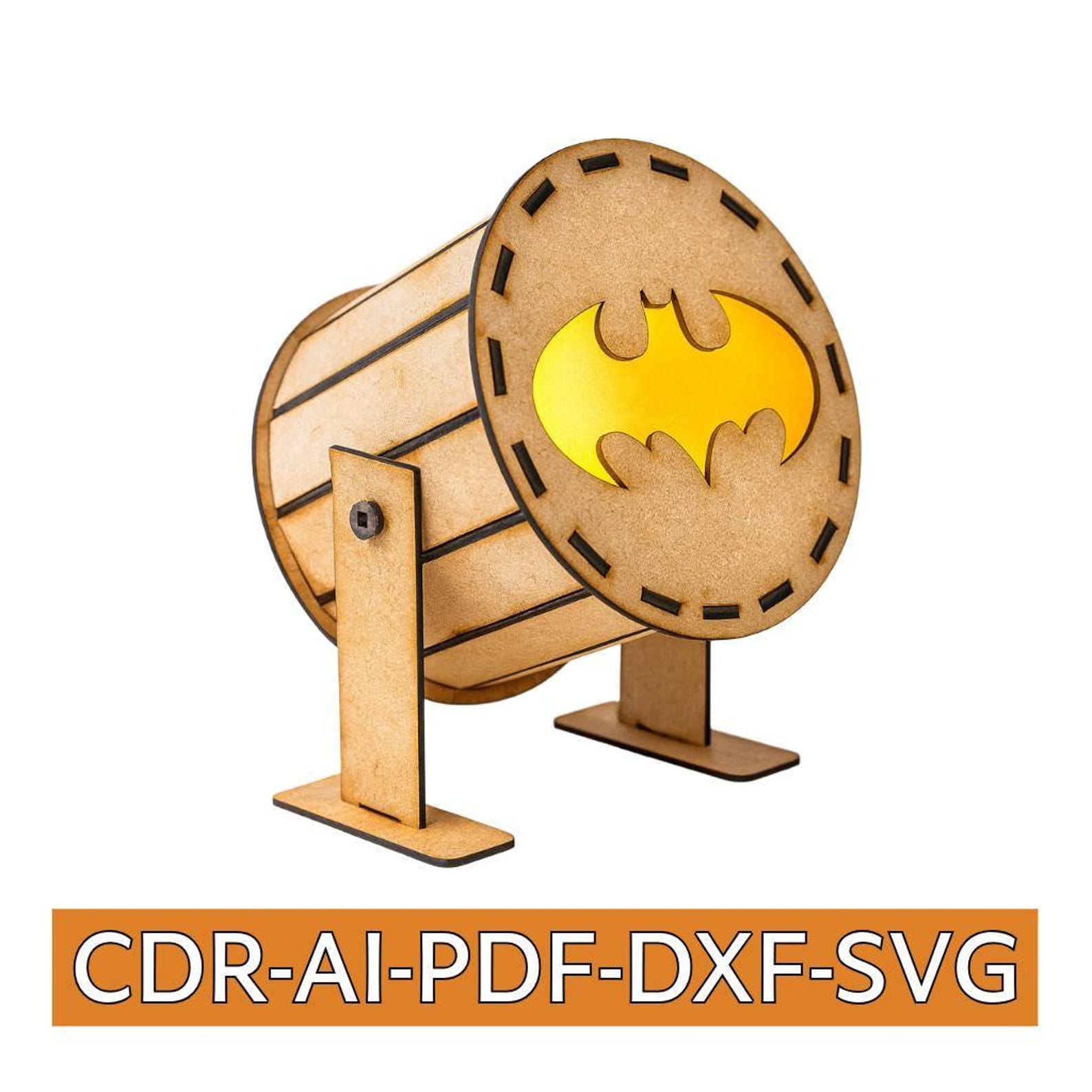 Batman Signal Lamp, Laser Cut Design (digital Download, SVG Files) - Etsy