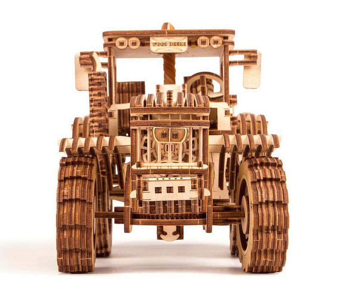 3D Tractor Wooden Model | 3mm Laser Cut | CDR DXF SVG Files - Etsy