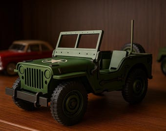Jeep Willys Digital Plans - PDF for Wood Cutting - Instant Download ...