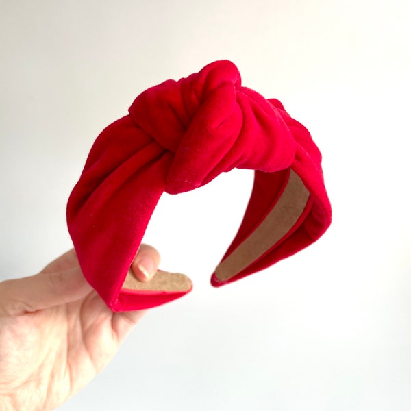 Red Headband - Etsy