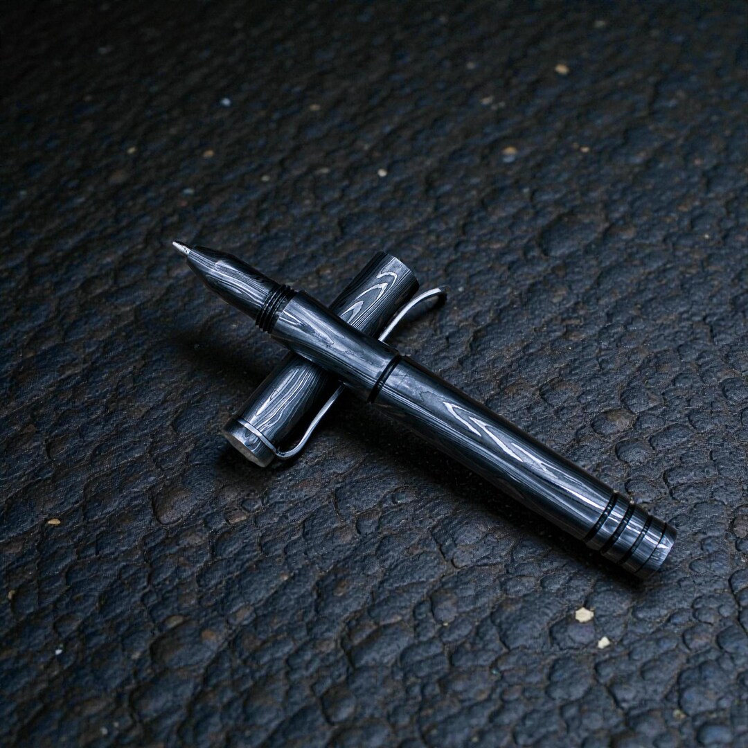 Damascus Steel Pen, Hand Forged Vintage Pen Splendor Damascus Steel ...