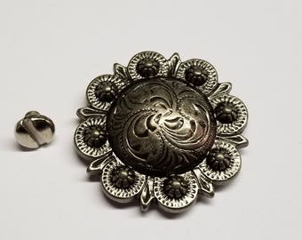 Berry Concho Antique Silver Screw Back 1-1/4 7861-21 - Etsy