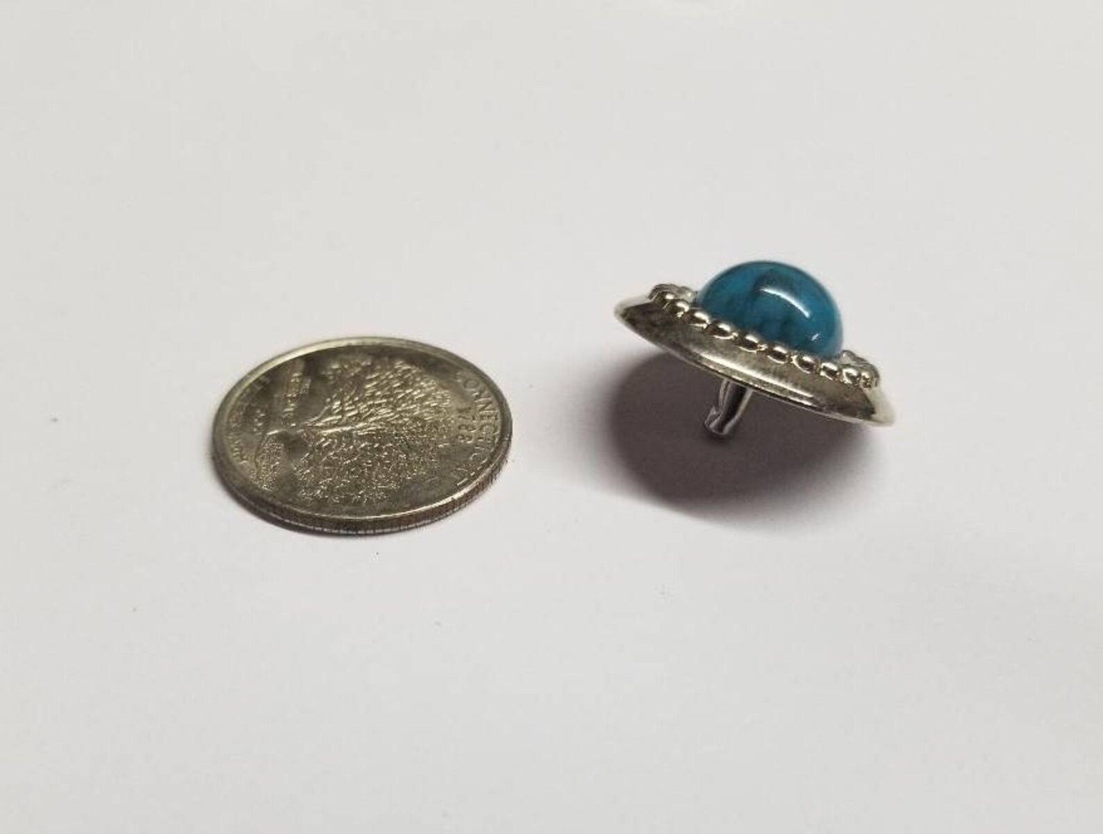 Round Silvertone Rivet Back Conchos Concho Rope Concho - Etsy