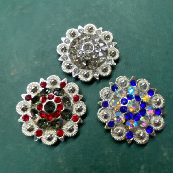 Crystal Conchos - Etsy