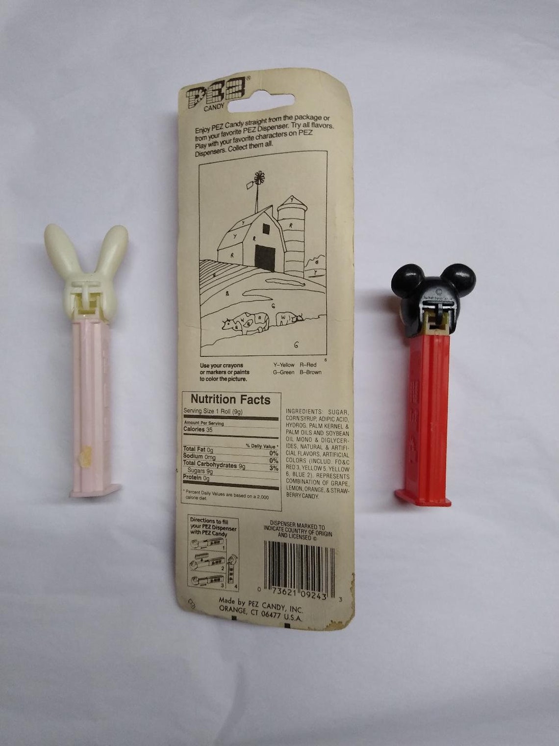 Vintage Mickey Mouse Pez Dispenser Lamb Pez Dispenser Bunny | Etsy