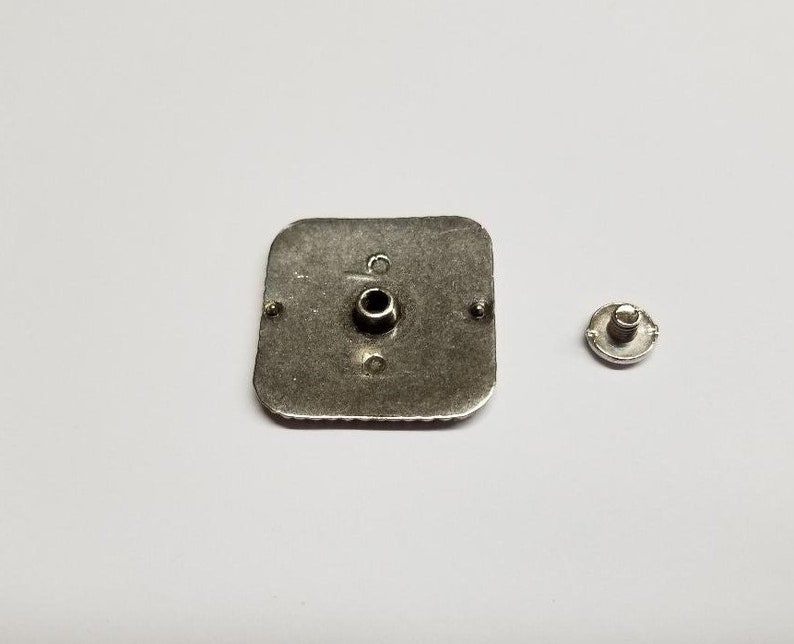 Rope Trim Square Concho, 1-1/4 Inch Square Conchos, Screwback, Screw ...