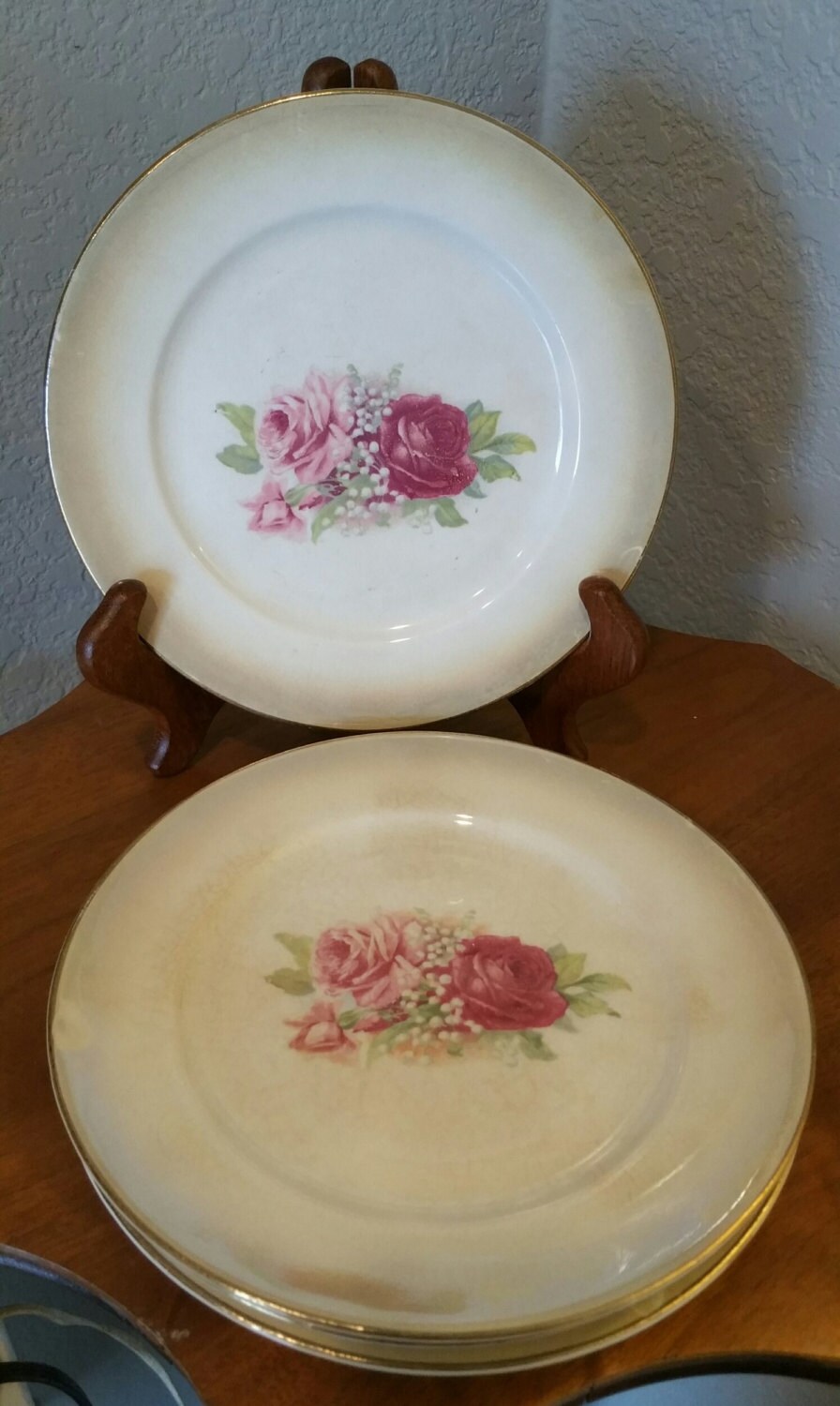 St Louis Owen Minerva Dessert Plates Gold Medal Owen Minerva - Etsy