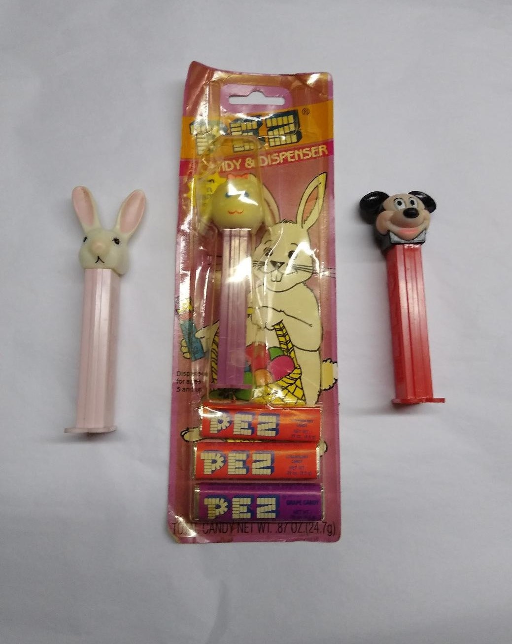 Vintage Mickey Mouse Pez Dispenser Lamb Pez Dispenser Bunny | Etsy