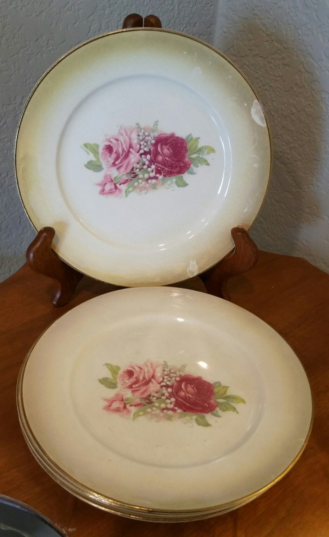 St Louis Owen Minerva Dessert Plates Gold Medal Owen Minerva | Etsy