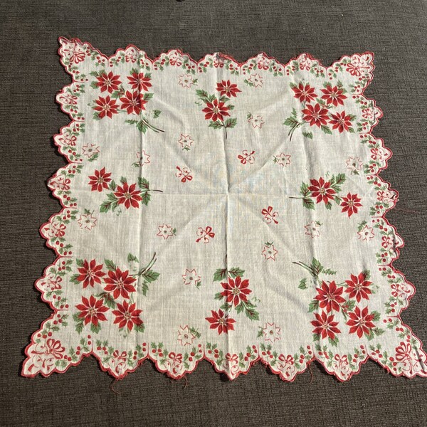 Christmas Hankie - Etsy