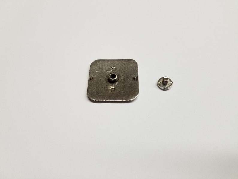 Rope Trim Square Concho, 1-1/4 Inch Square Conchos, Screwback, Screw ...