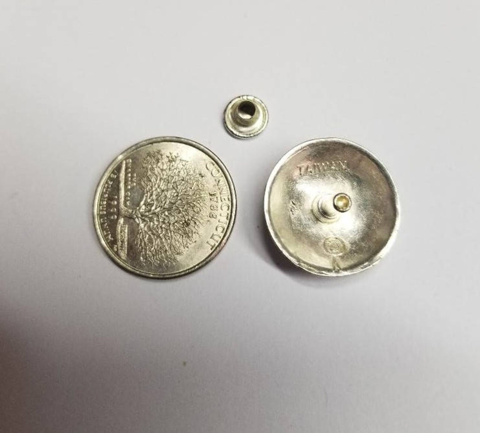 Round Silvertone Rivet Back Conchos Concho Rope Concho - Etsy