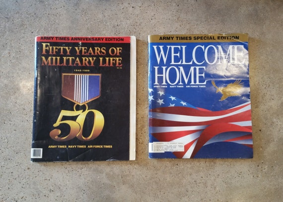 Fifty Years of Military Life Army Times Anniversary Edition & - Etsy