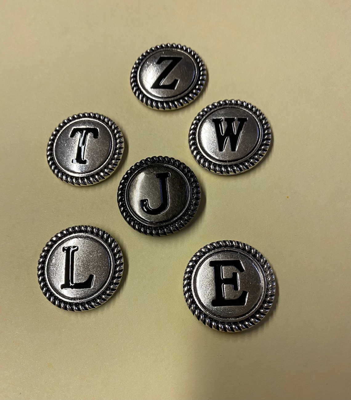 Alphabet Concho Letter Concho Letter Screwback Concho - Etsy