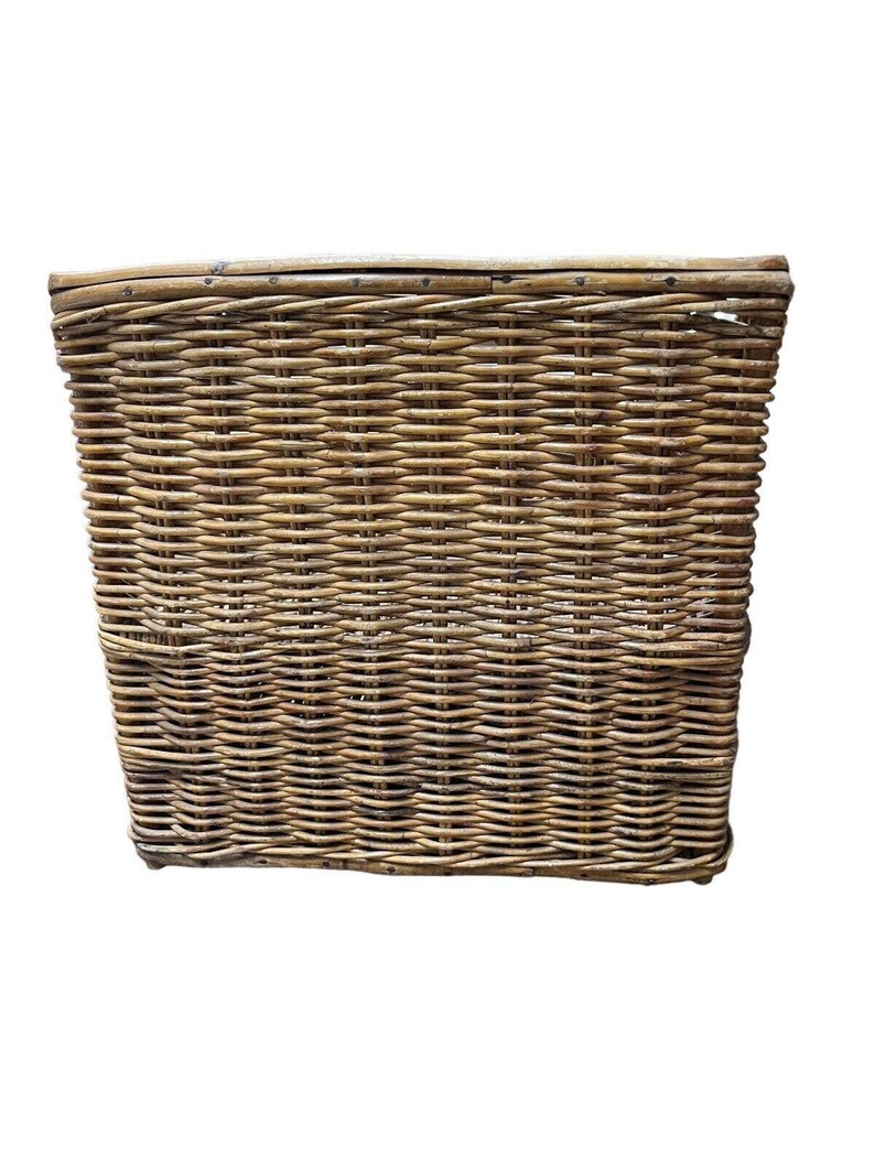 Wicker Rattan Desk Top Organizer Letter Tray Holder Boho Cane Material ...