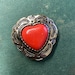 Heart Shaped Concho - Western Concho - Conchos - Natural Stone Concho ...
