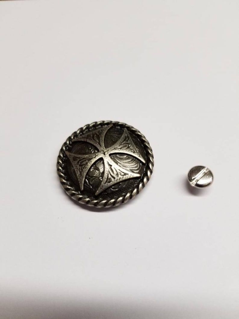 Maltese Cross Conchos Decorative Metal Conchos 1 1/2 Inch - Etsy