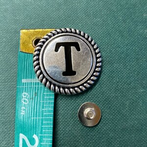 Alphabet Concho - Letter Concho - Letter Screwback Concho - Initial ...