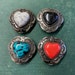 Heart Shaped Concho - Western Concho - Conchos - Natural Stone Concho ...