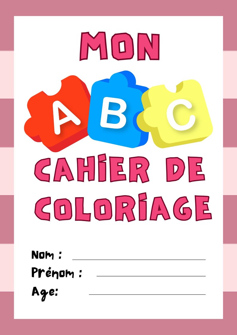 Album De Coloriage Abécédaire A-Z • Format A4 - PDF à Imprimer ...