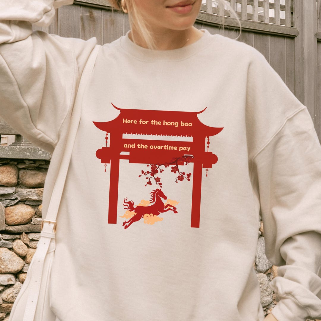 Nurse Hong Bao Overtime Pay Sweatshirt | Chinese New Year - Etsy